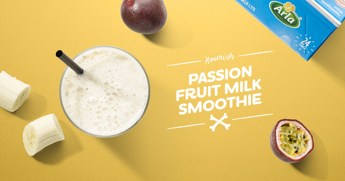 PASSION FRUIT MILK SMOOTHIE | Arla