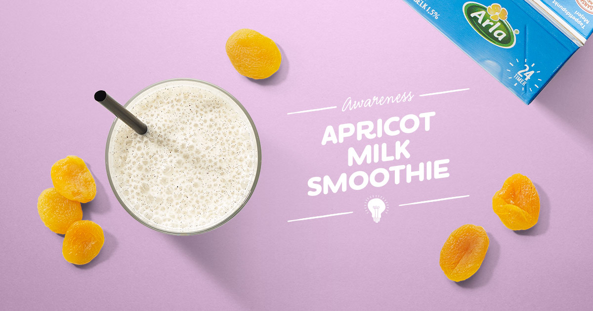 APRICOT MILK SMOOTHIE | Arla
