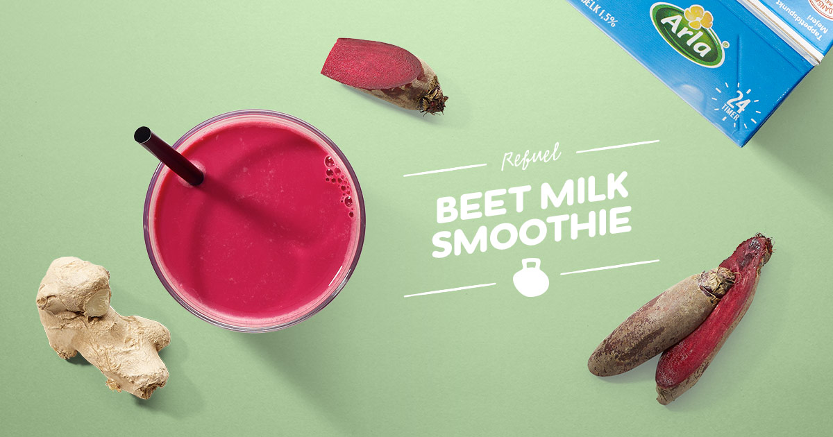 BEET ROOT MILK SMOOTHIE | Arla